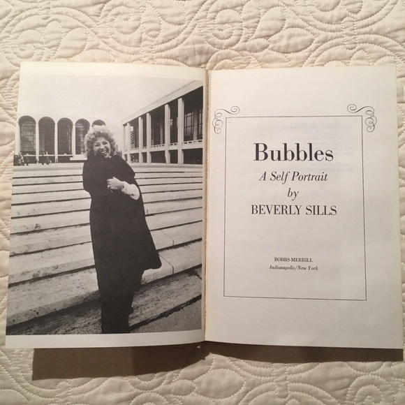 Other | Opera Book Bubbles Portrait By Sills Beverly | Poshmark